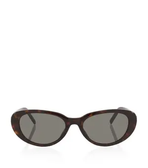 Saint Laurent Acetate Sl M154 Sunglasses - Brown