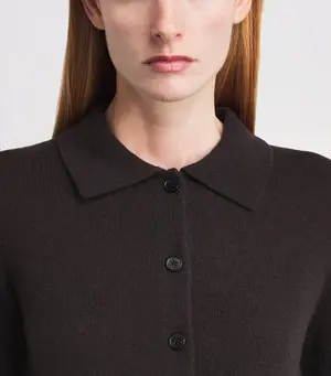 Le Kasha La Kasha Organic Cashmere Shirt Cardigan - Purple