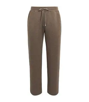 BRETT JOHNSON Cashmere-blend Drawstring Sweatpants