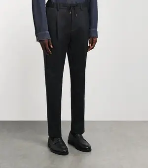 Herno Technical Drawstring Trousers - Black