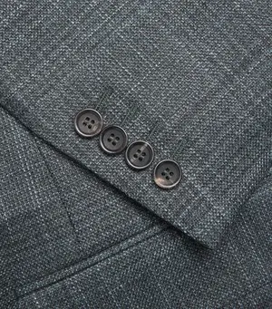 Canali Wool-silk-cashmere Blazer - Green