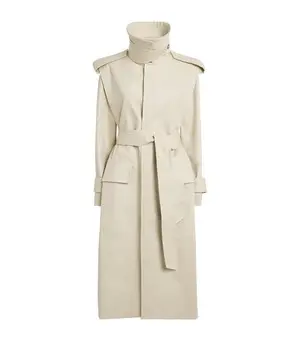 Victoria Beckham Philippa Cotton Trench Coat