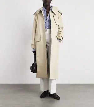 Victoria Beckham Philippa Cotton Trench Coat
