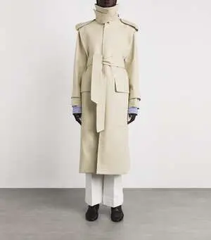 Victoria Beckham Philippa Cotton Trench Coat