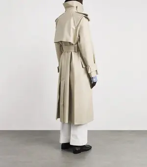 Victoria Beckham Philippa Cotton Trench Coat