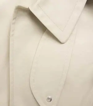 Victoria Beckham Philippa Cotton Trench Coat