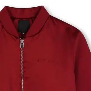 Givenchy Logo Embroidered Zip-up Bomber