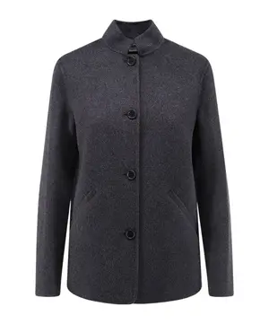 Aspesi Button-fastening High-neck Jacket