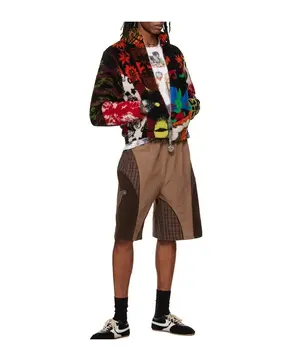 CHOPOVA LOWENA Choopova Lowena Patchwork Fitted Fleece Jacket