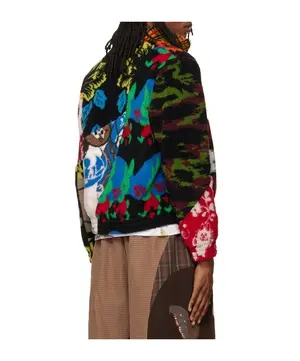 CHOPOVA LOWENA Choopova Lowena Patchwork Fitted Fleece Jacket