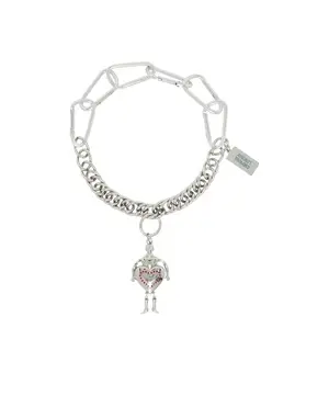 CHOPOVA LOWENA Dolly Carabiner Necklace - Silver