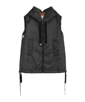 Max Mara Zip-up Drawstring Gilet