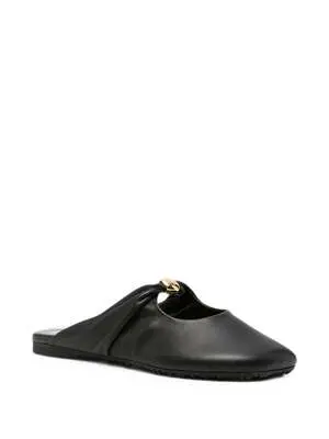 Loewe Pebble Soft Leather Slippers