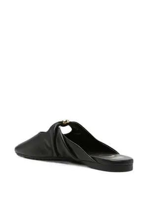 Loewe Pebble Soft Leather Slippers