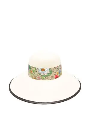 Gucci Flora Straw Hat - Multicolor