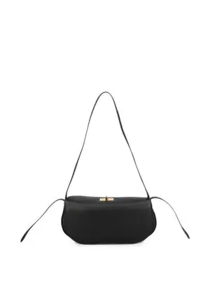 Celine Turnlock Leather Shoulder Bag