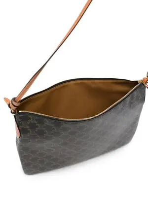 Celine Duo Triomphe Canvas Zipped Shoulder Bag