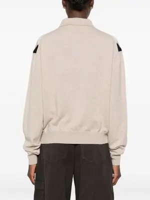 Miu Miu Logo Cashmere Polo Shirt