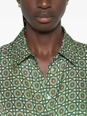 ZANETTI Geometric Print Shirt