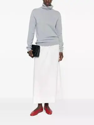 Peserico Ribbed Knit Turtleneck Sweater - Blue