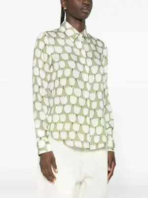 ZANETTI Long Sleeve Printed Shirt