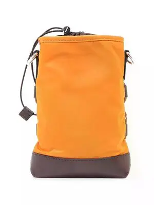 Prada 2000-2013 Tessuto Phone Pouch Crossbody Bag - Yellow