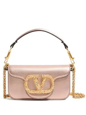 Valentino Garavani Locò Small Leather Shoulder Bag - Multicolor