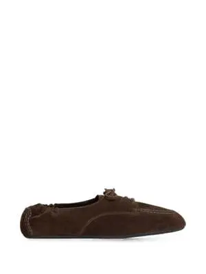 Celine Suede Leather Lace-up Shoes - Multicolor