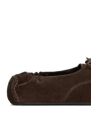 Celine Suede Leather Lace-up Shoes