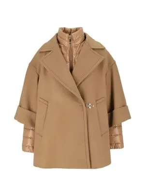 FAY Wool And Cashmere Cape - Multicolor