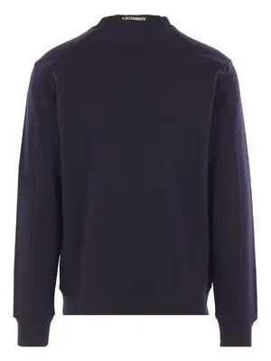 C.P. COMPANY Logo Cotton Crewneck Sweatshirt