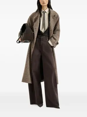 Brunello Cucinelli Wool Long Coat