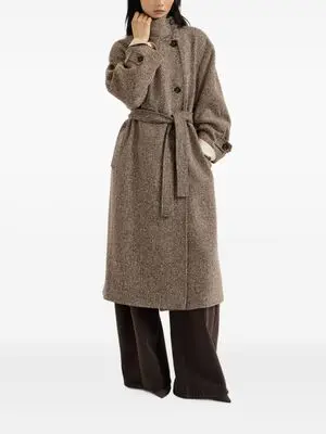 Brunello Cucinelli Wool Long Coat