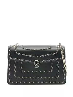BVLGARI Leather Serpenti Forever Shoulder Bag