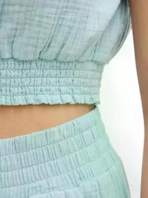 Dkny Short-sleeve Crop Top