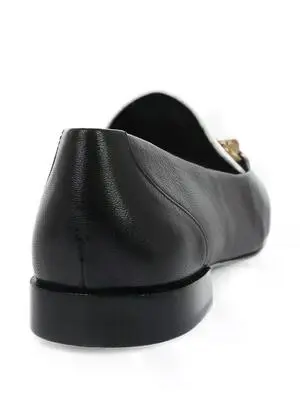 Tory Burch Gardenia Crocodile-effect Horsebit Loafers