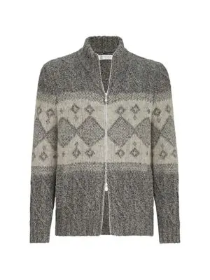 Brunello Cucinelli Wool Cardigan - Multicolor