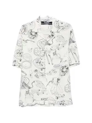 Jacquemus Printed Cotton Shirt - Multicolor
