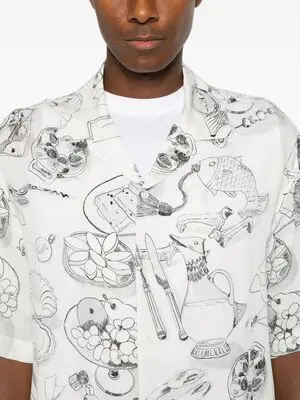 Jacquemus Printed Cotton Shirt - Multicolor
