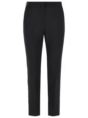 Max Mara Acino' Virgin Wool Pants - Black