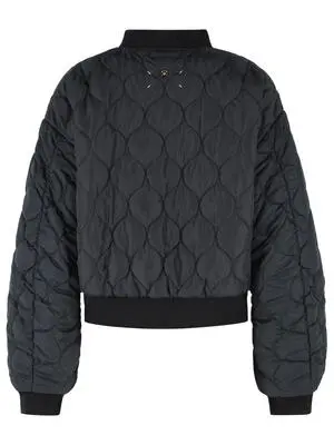 MAISON MARGIELA Dark Grey Polyamide Reversible Bomber Jacket