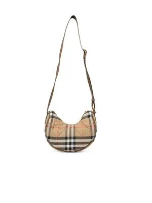 Burberry Horseshoe Crossbody Bag - Cream