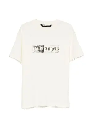 Palm Angels Stamp Logo Cotton T-shirt