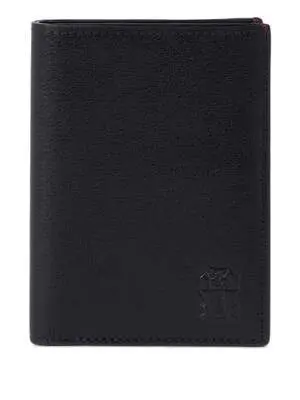 Brunello Cucinelli Leather Passport Case - Multicolor