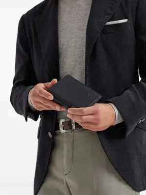 Brunello Cucinelli Leather Passport Case