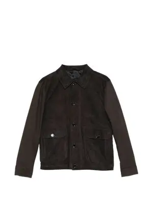 Brioni Suede Leather Jacket - Multicolor