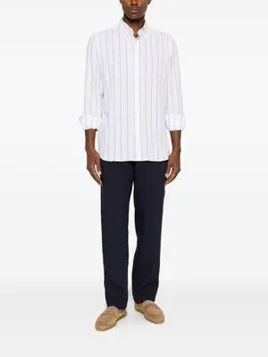 Brioni Striped Cotton Shirt