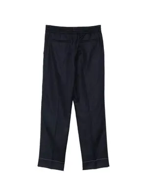 Brioni Asolo Linen And Wool Trousers
