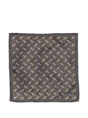 Brioni Pritned Silk Foulard - Multicolor