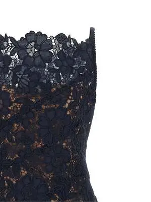 SELF-PORTRAIT Spiral Lace Midi Dress